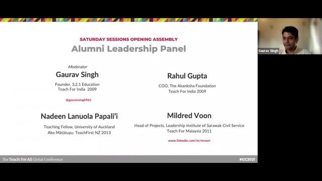 2021 Global Conference - Alumni Leadership Panel - Cycle A | Network ...